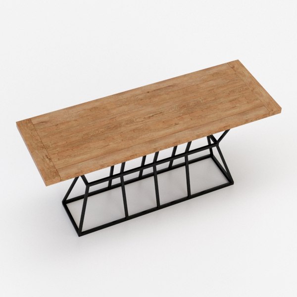 Architectural visualization table hourglass 3D - TurboSquid 1471790