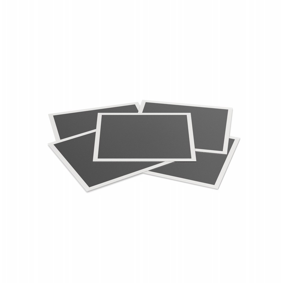 Photo Paper Frames 3D Model - TurboSquid 2242901