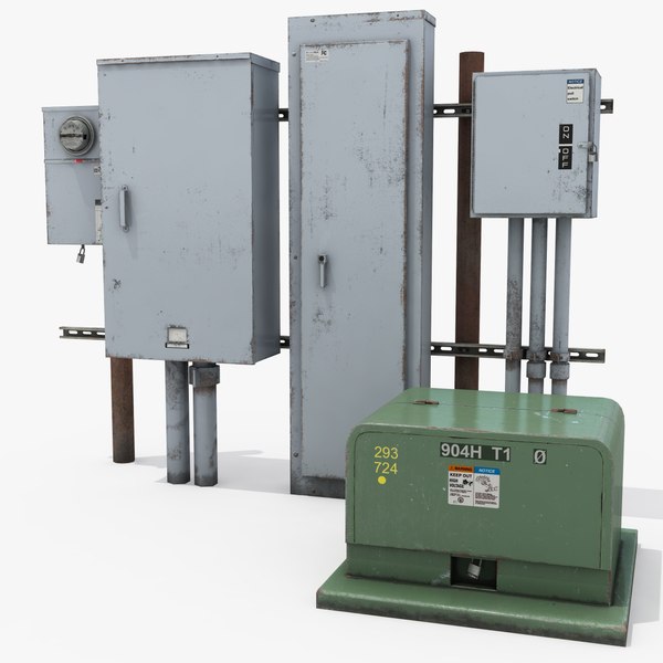 3D pad electrical boxes - TurboSquid 1356967