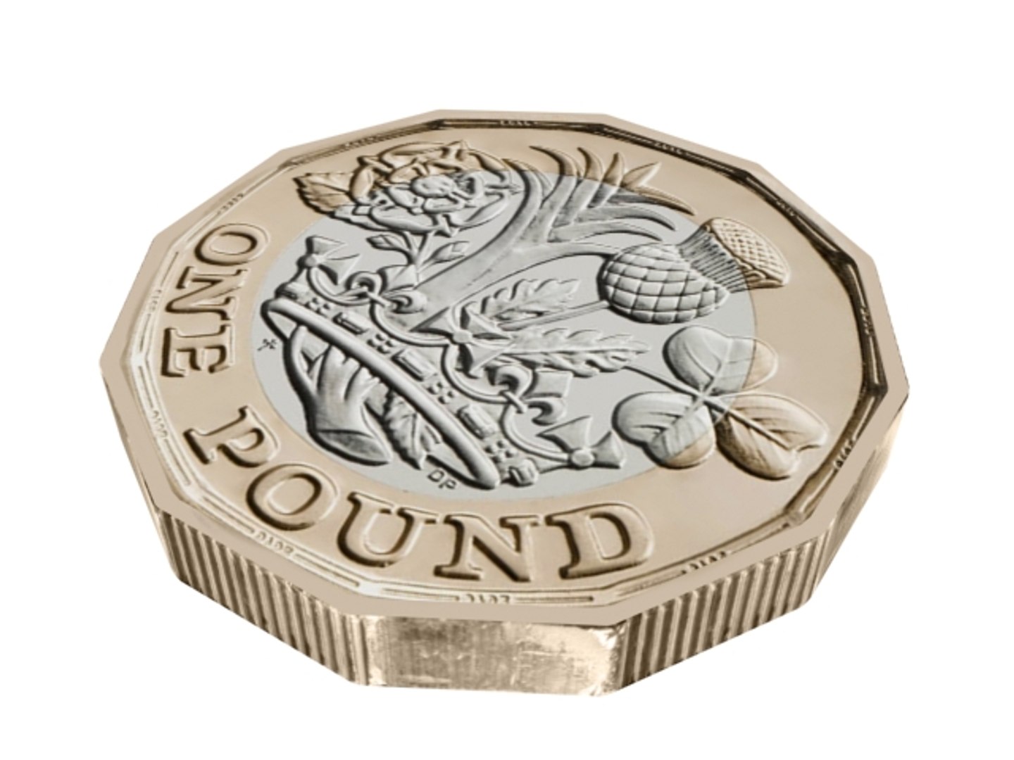 3D New British Pound Coin - TurboSquid 1167484