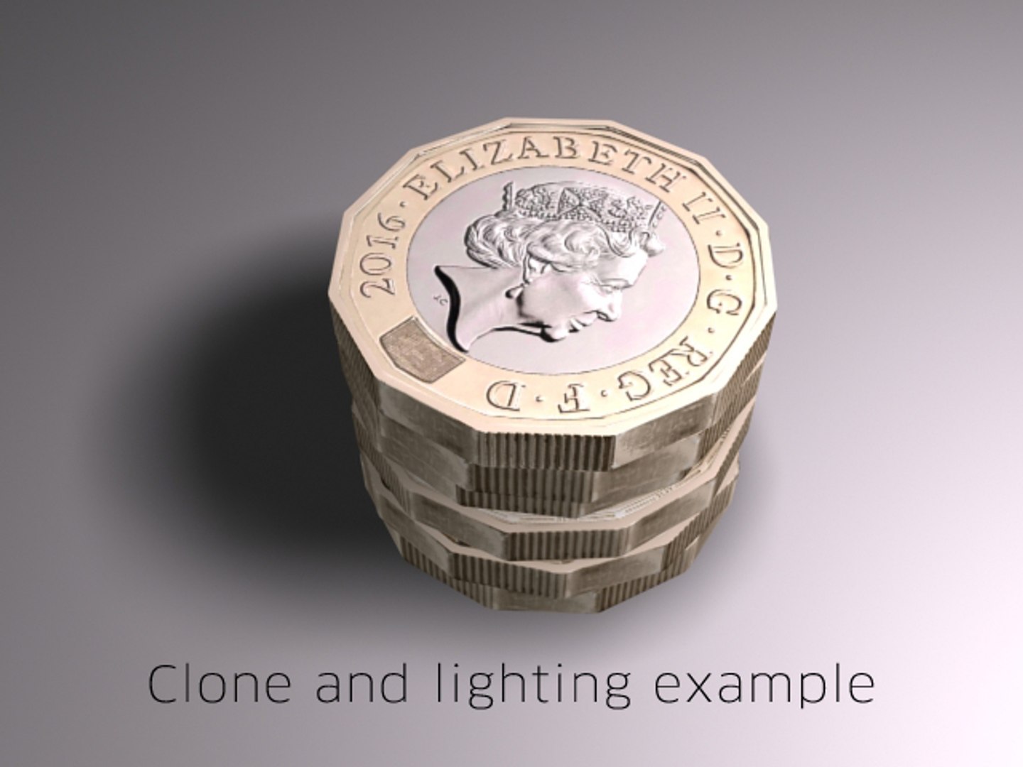 3D New British Pound Coin - TurboSquid 1167484