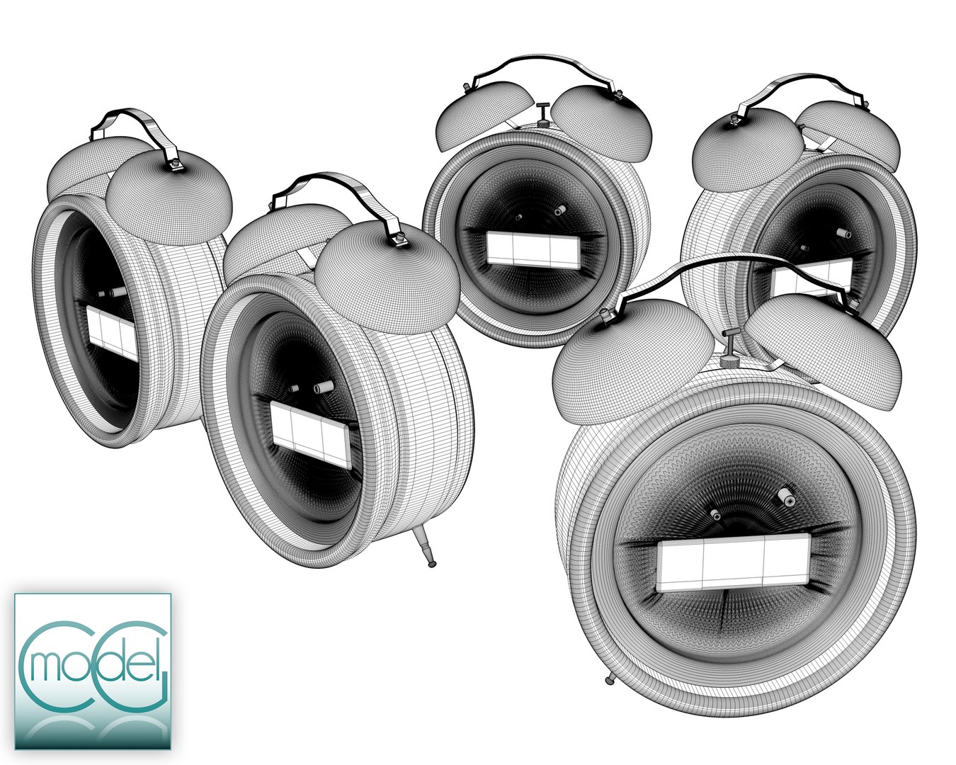 3D Model Alarm Clock - TurboSquid 763011