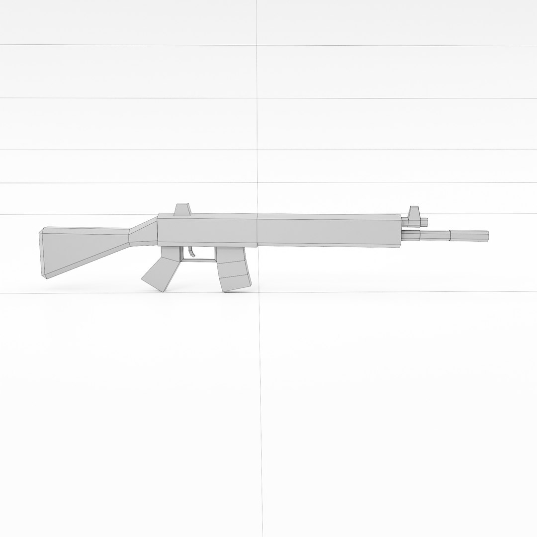 3D Model SIG SG 540 Assault Rifle - TurboSquid 1993097