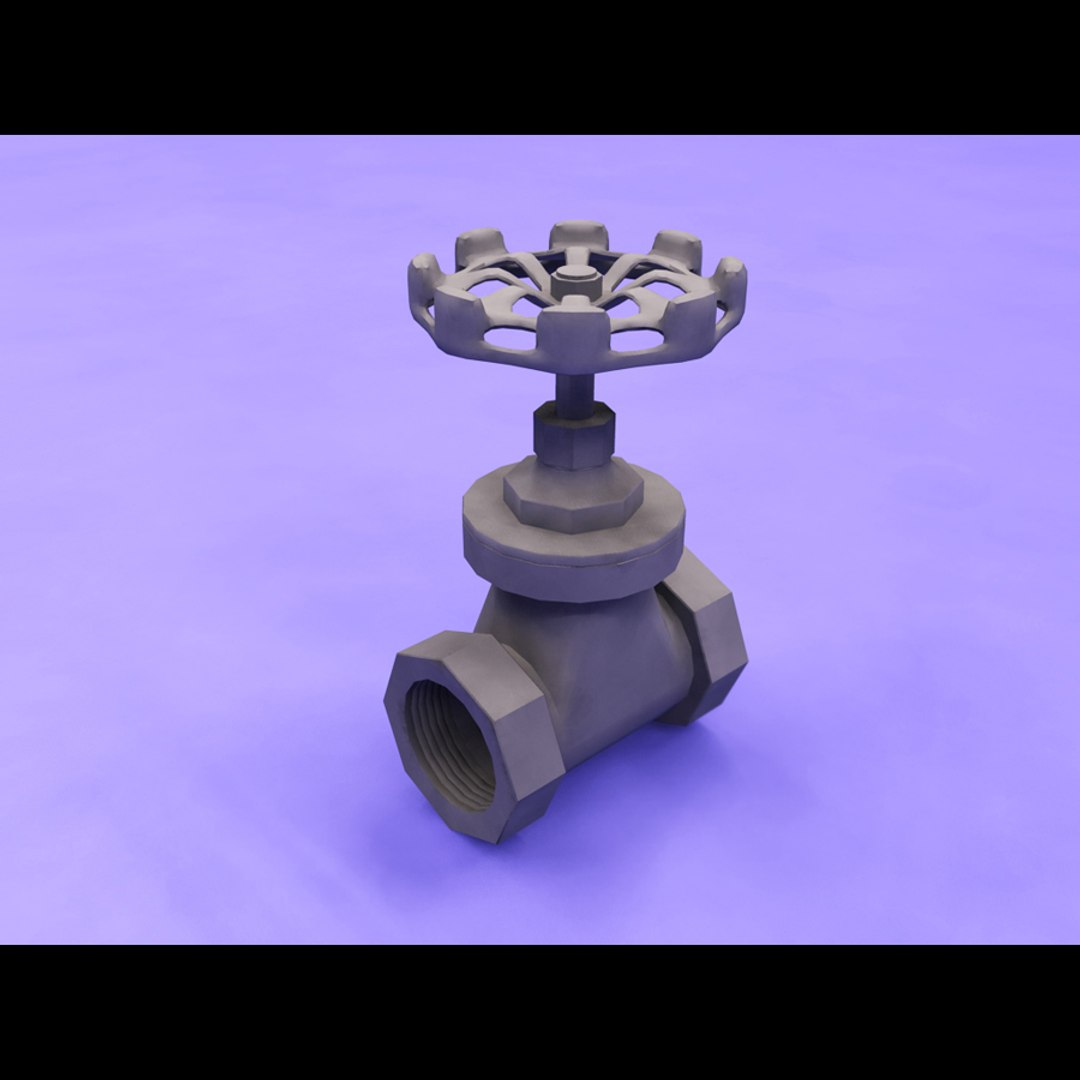 3d model gate valve