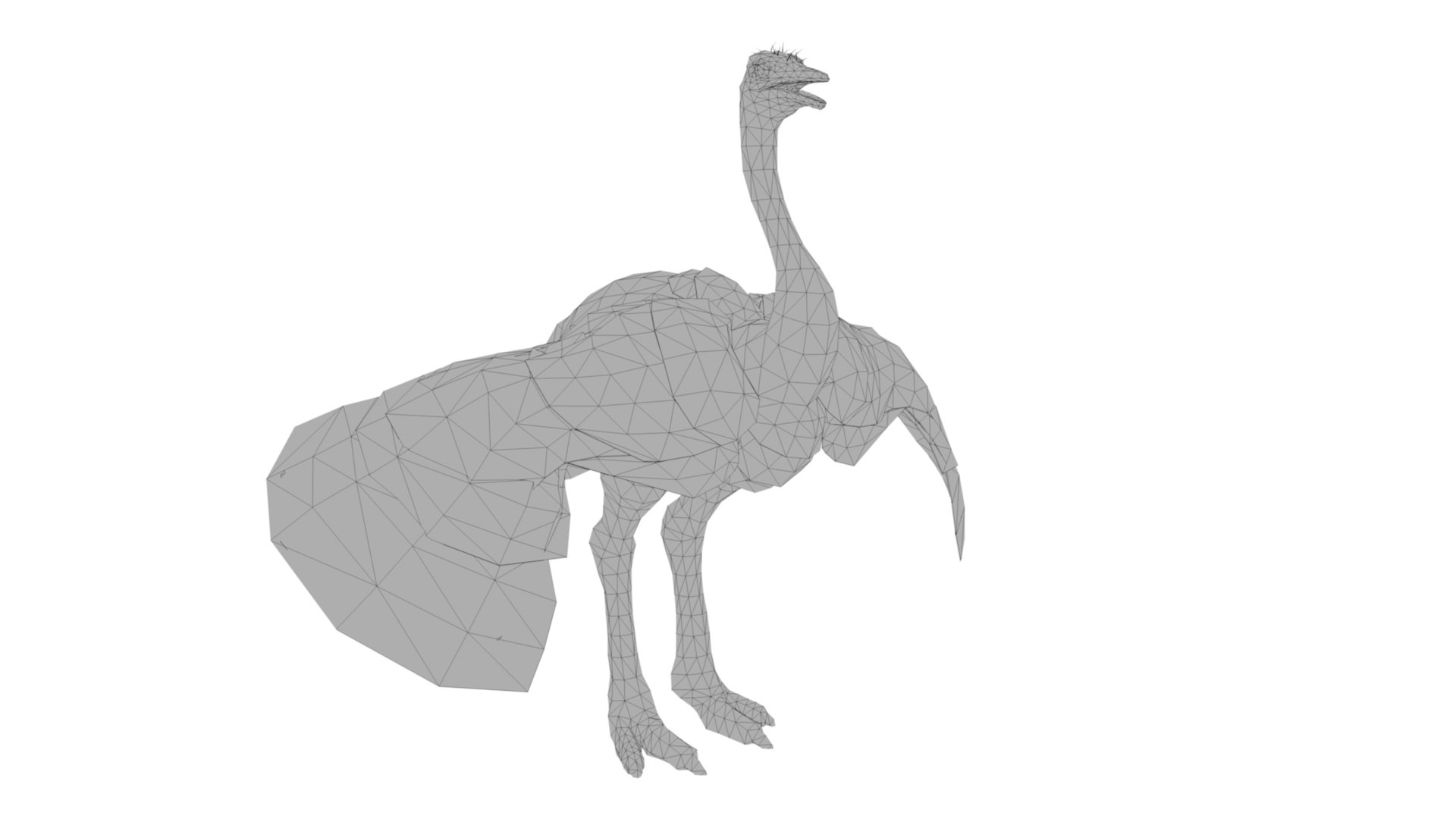Ostrich 3D - TurboSquid 2054375