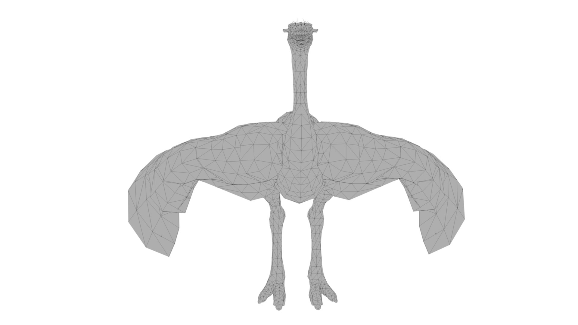 Ostrich 3D - TurboSquid 2054375