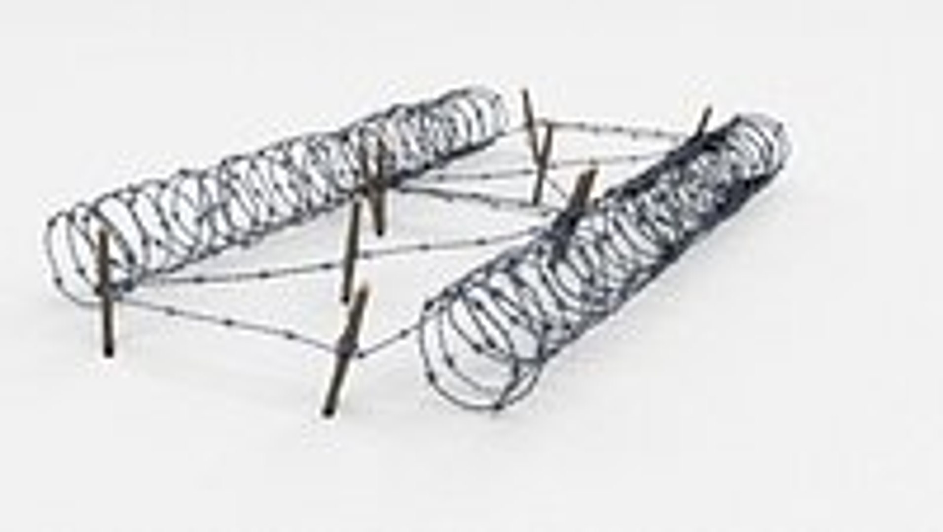 3D Barbed Wire Obstacle - TurboSquid 1191722