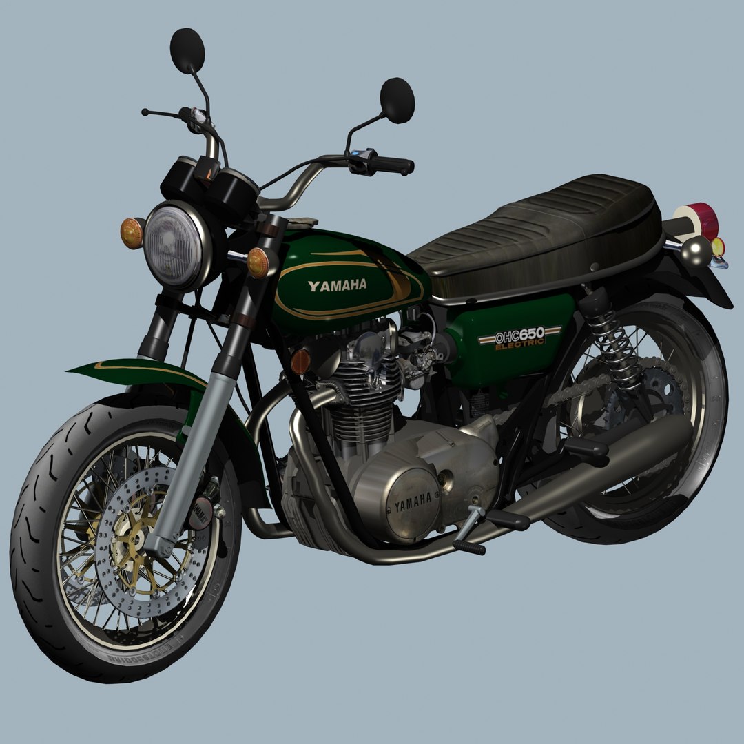 Yamaha Xs 650 3D Model - TurboSquid 1397366