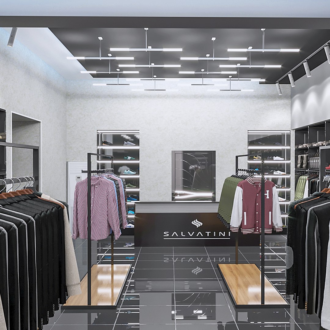 Clothing Store Shop Model - TurboSquid 2106180