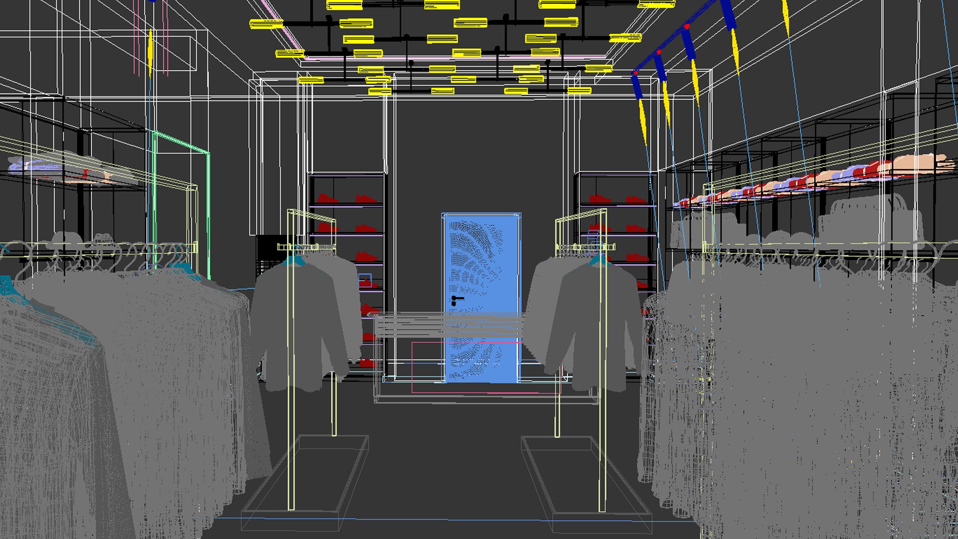Clothing Store Shop Model - TurboSquid 2106180