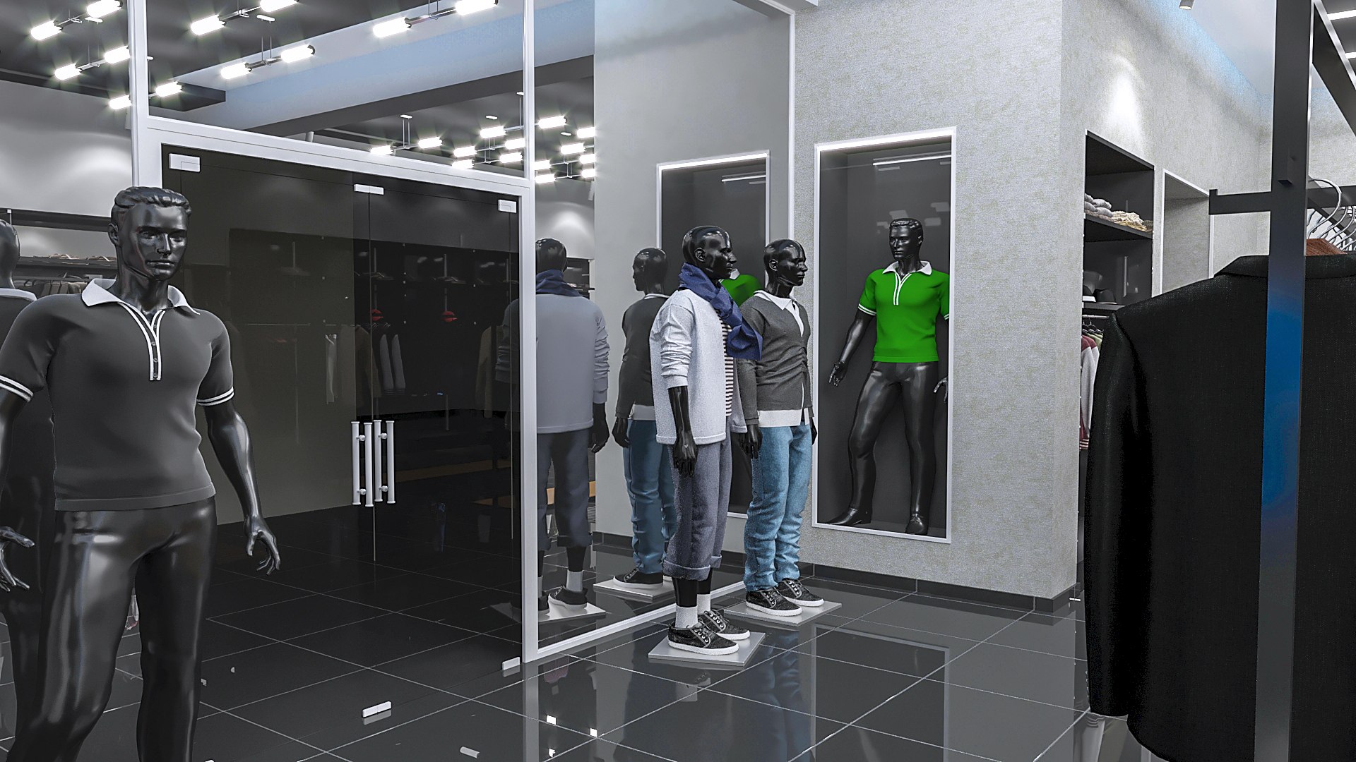 Clothing Store Shop Model - TurboSquid 2106180