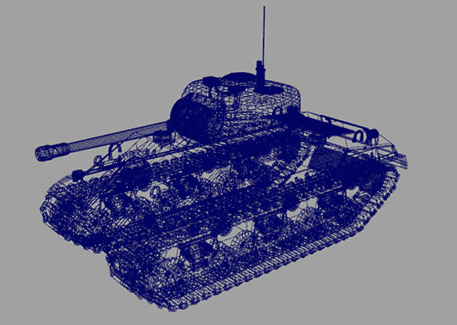 Sherman M4 M 3d Obj