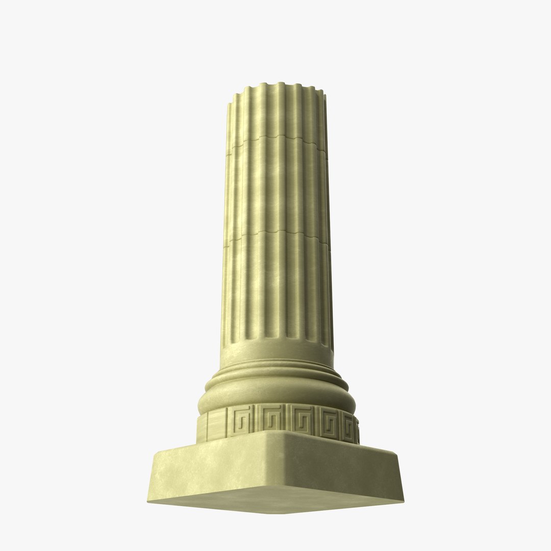 Cartoon Column 3D - TurboSquid 2327433