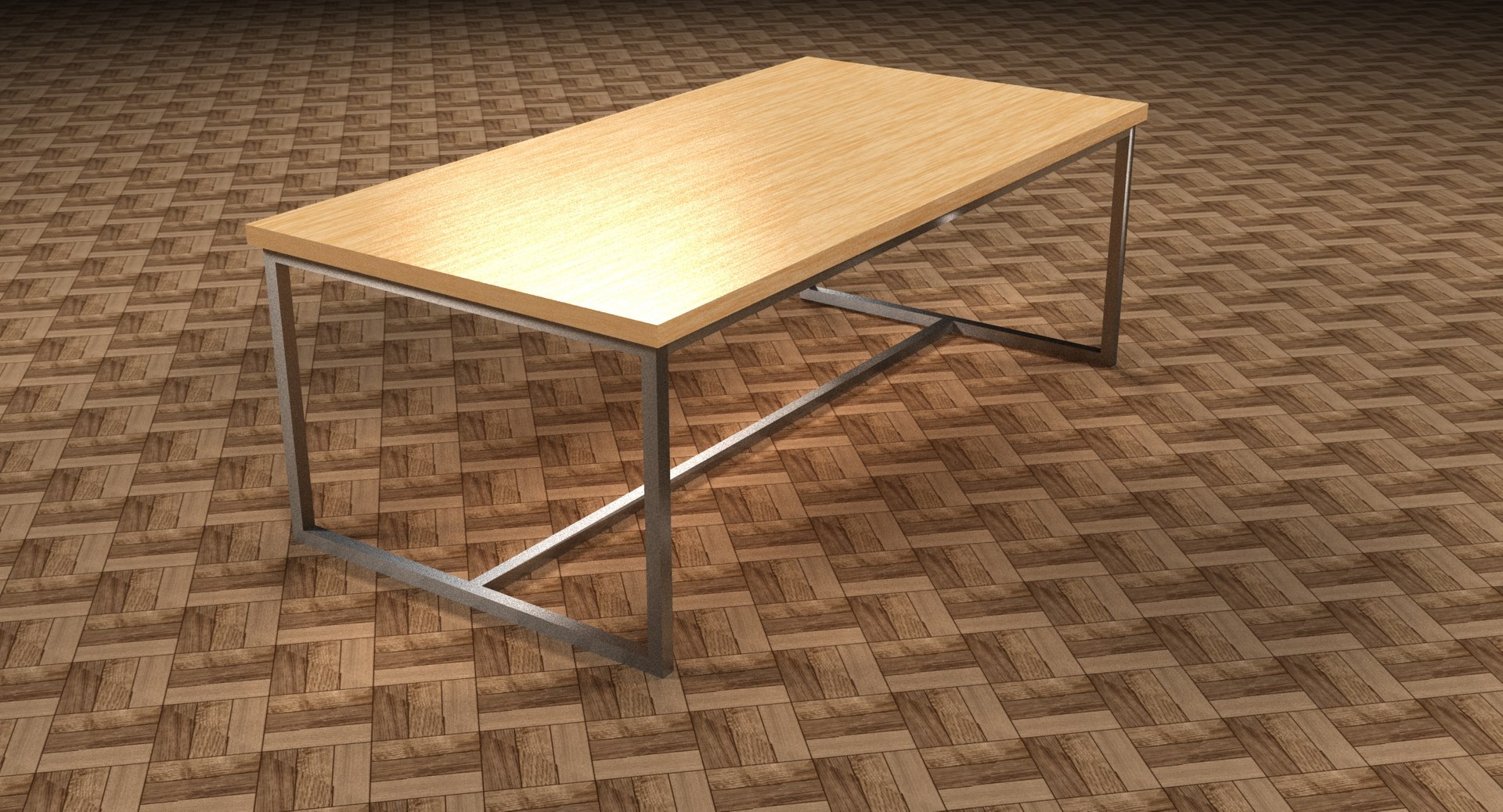 Minimalist Living Room Table Wood 3D Model - TurboSquid 1303950