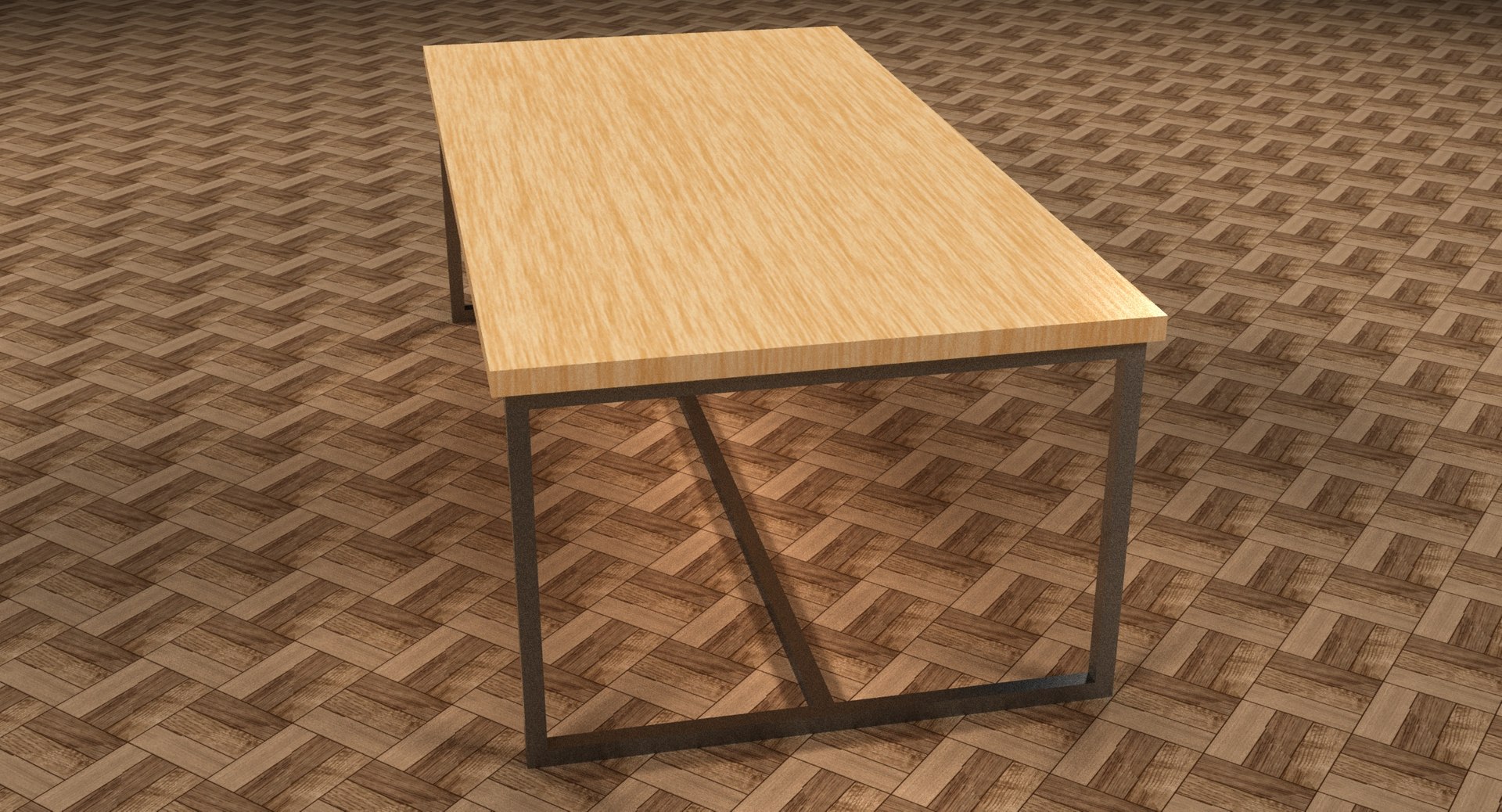 Minimalist Living Room Table Wood 3D Model - TurboSquid 1303950