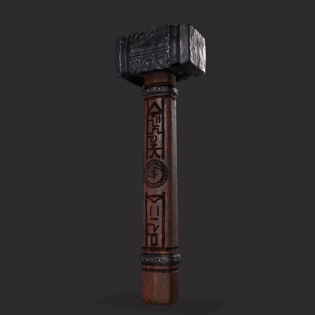 Viking Wolf Hammer 3D - TurboSquid 1842229