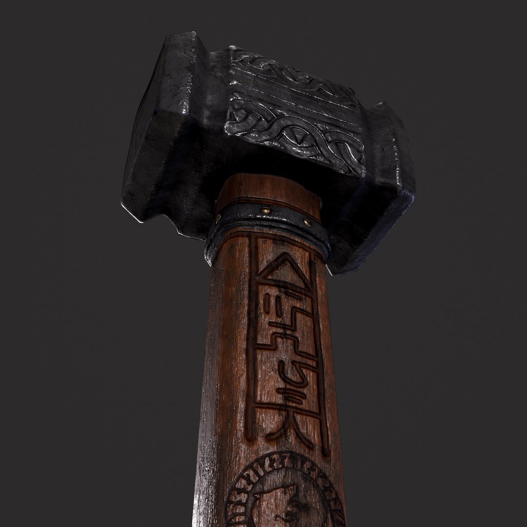 Viking Wolf Hammer 3D - TurboSquid 1842229