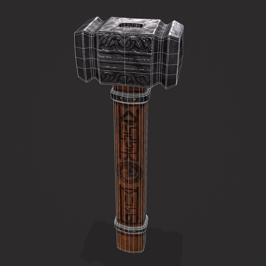 Viking Wolf Hammer 3D - TurboSquid 1842229