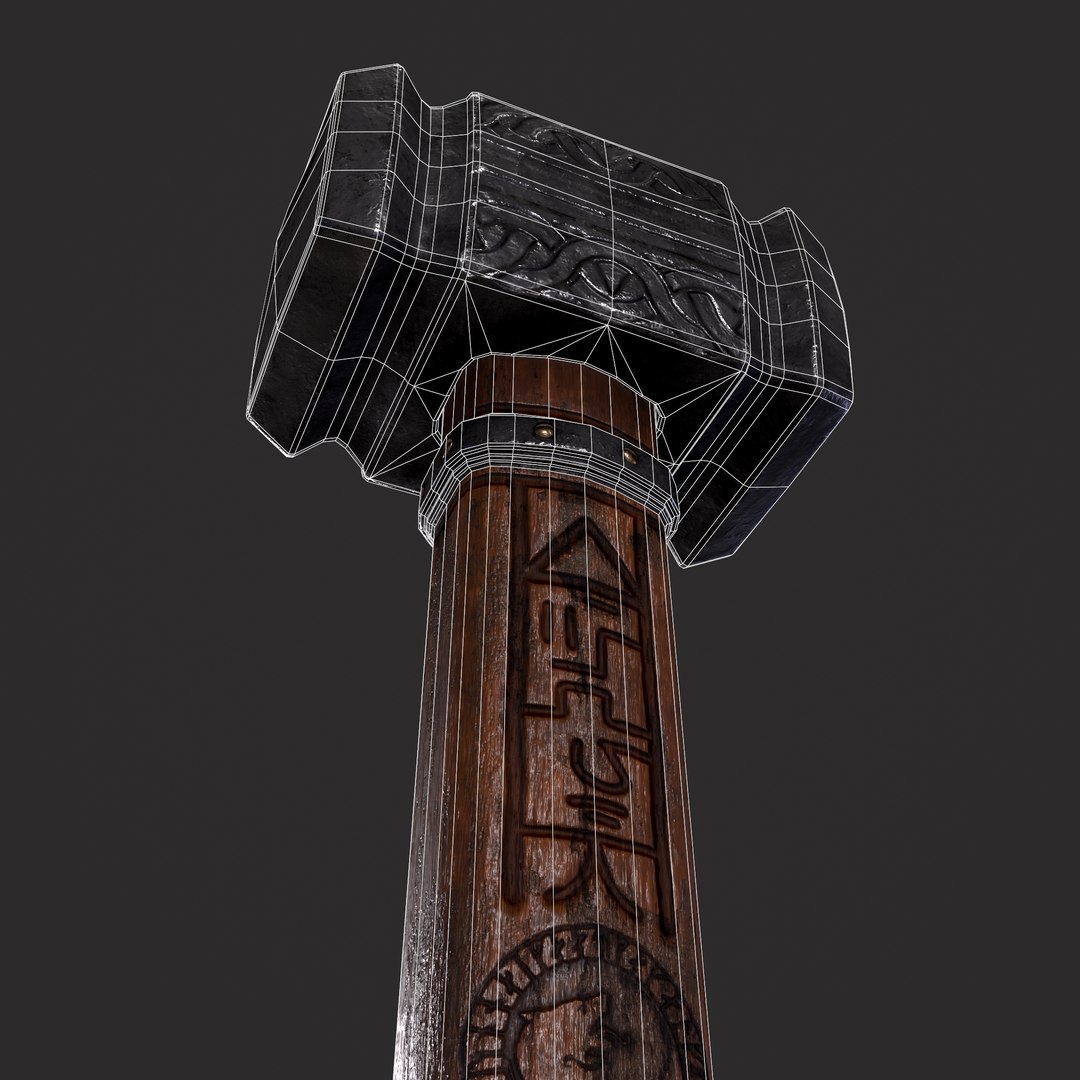Viking Wolf Hammer 3D - TurboSquid 1842229