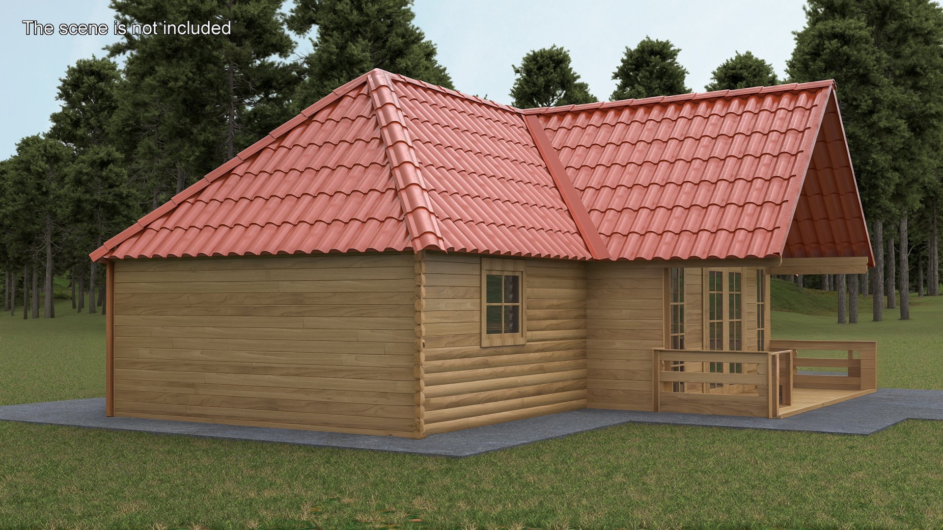 3D Pitched Roof Structure Plastic - TurboSquid 2371452