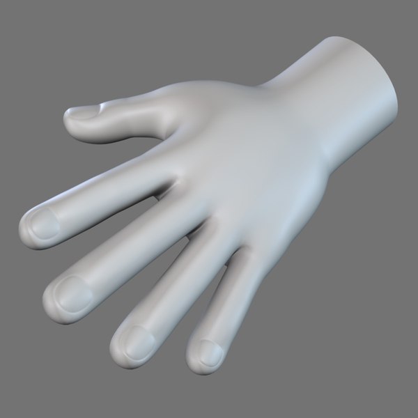 obj cartoon hand toon