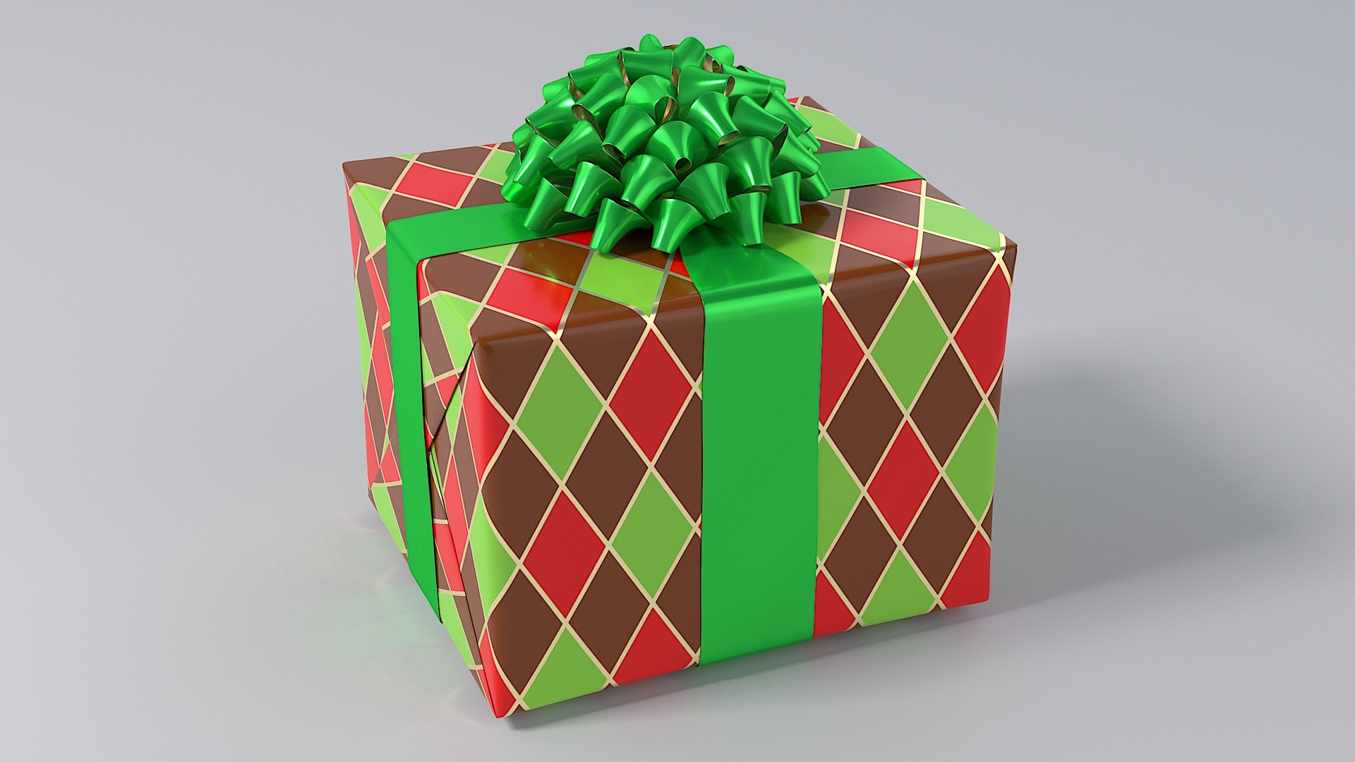 Realistic Christmas Present 07 3D Model - TurboSquid 1971140