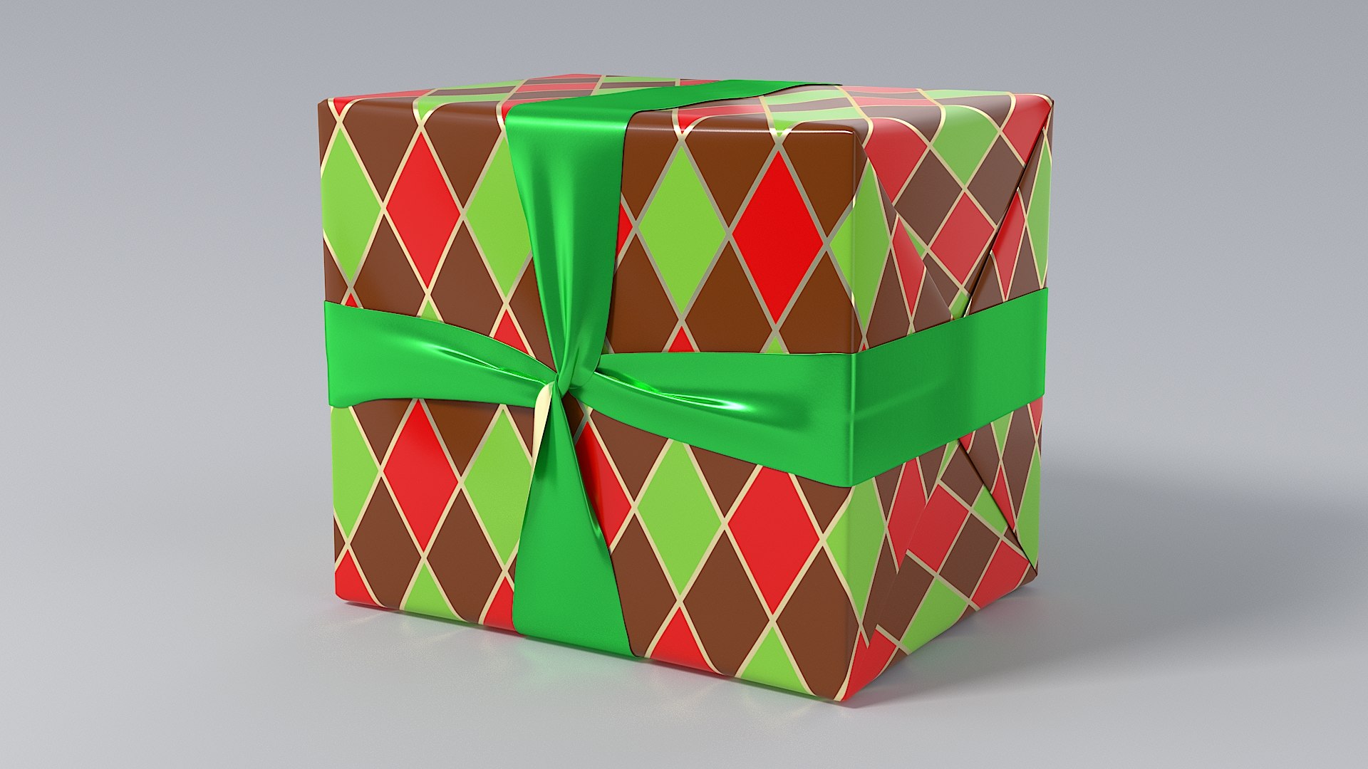 Realistic Christmas Present 07 3D Model - TurboSquid 1971140