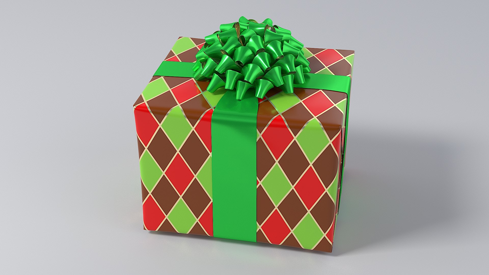 Realistic Christmas Present 07 3D Model - TurboSquid 1971140