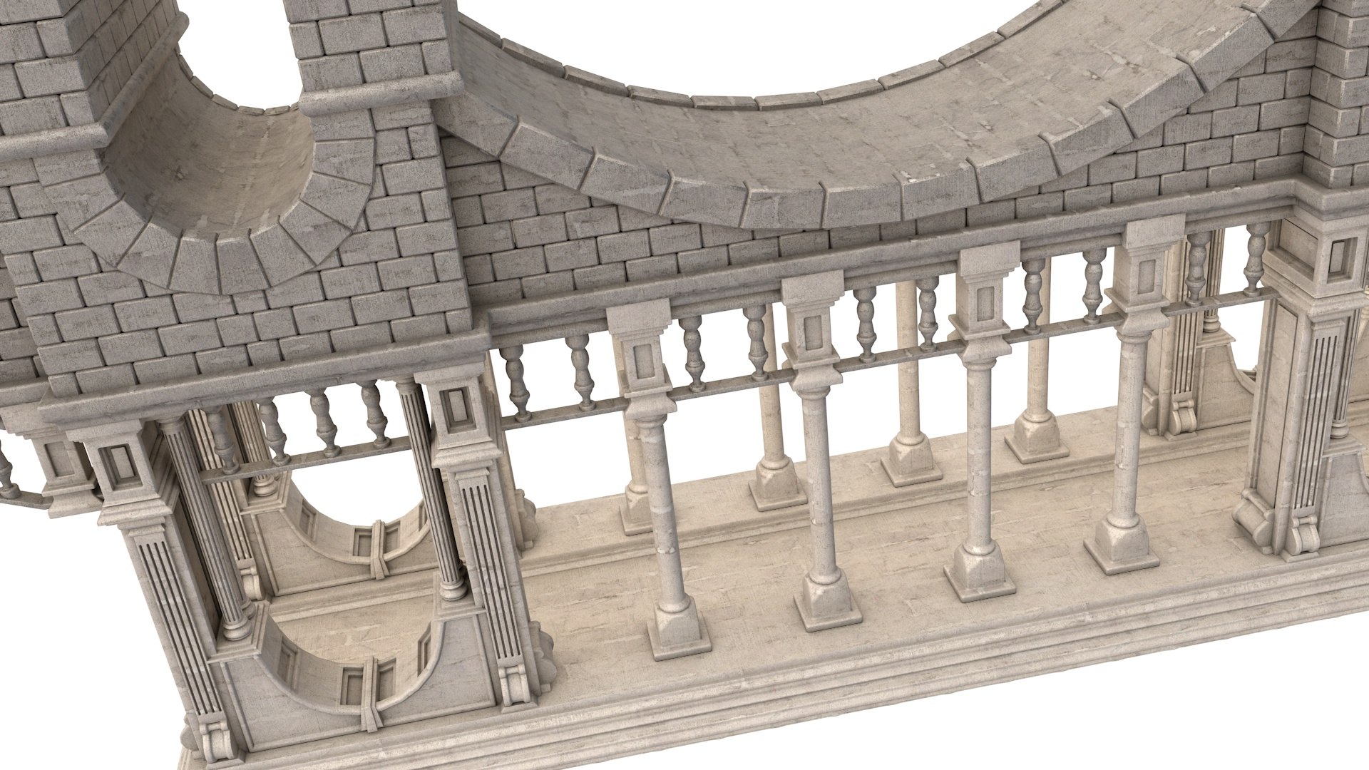 Gothic Bridge 3D Model - TurboSquid 2071870