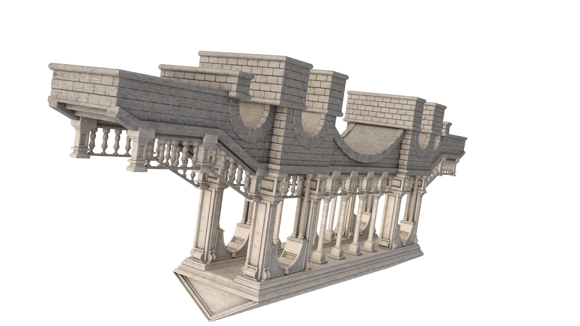 Gothic Bridge 3D Model - TurboSquid 2071870
