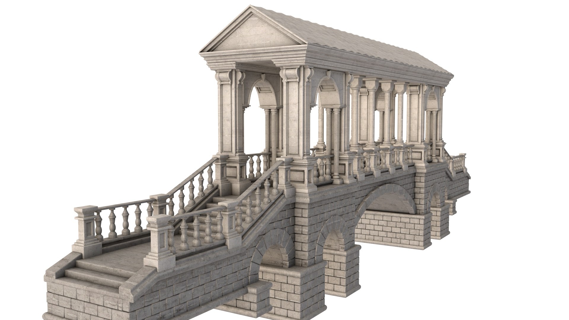 Gothic Bridge 3D Model - TurboSquid 2071870