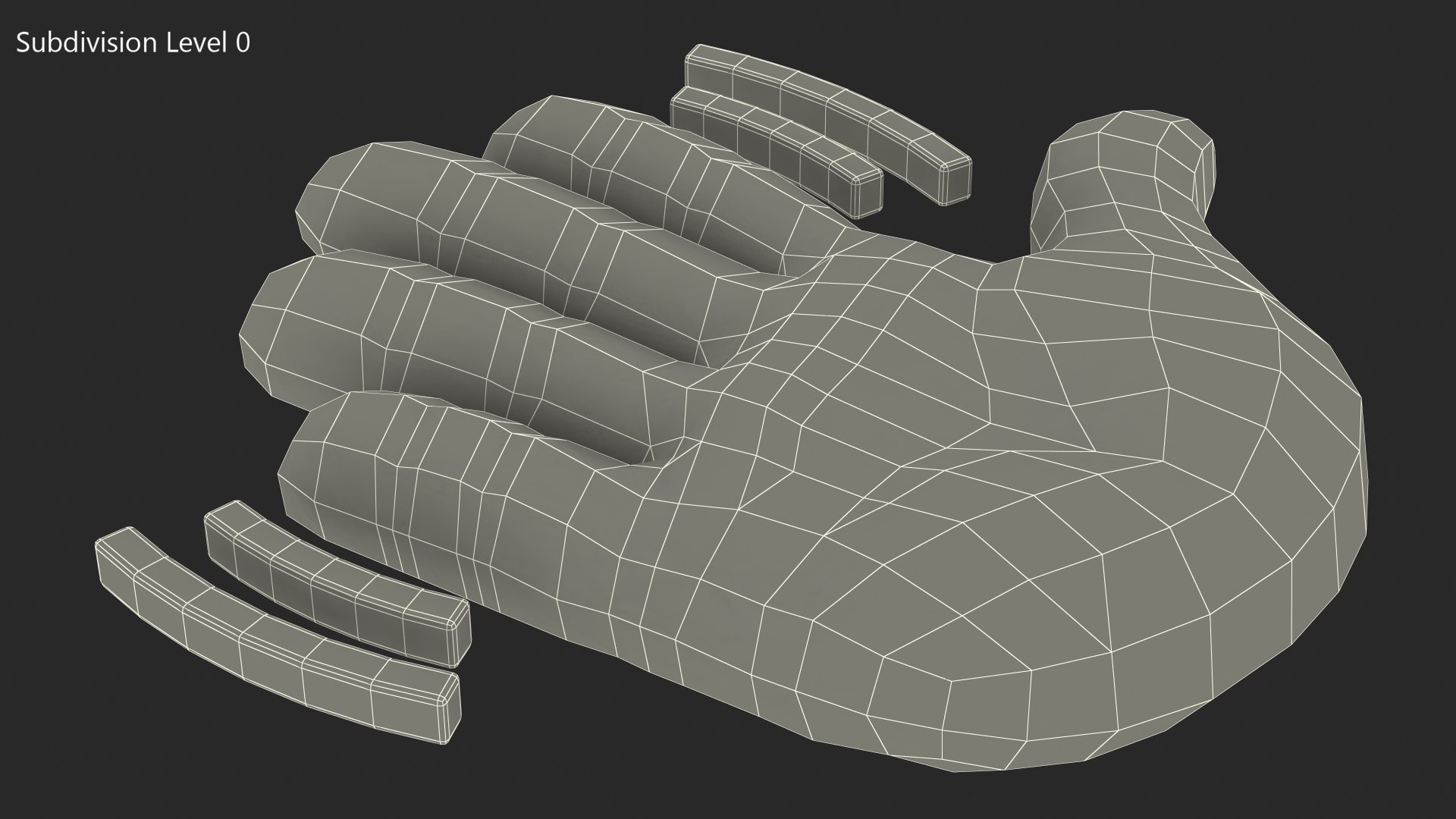 3D waving hand emoji model - TurboSquid 1550816