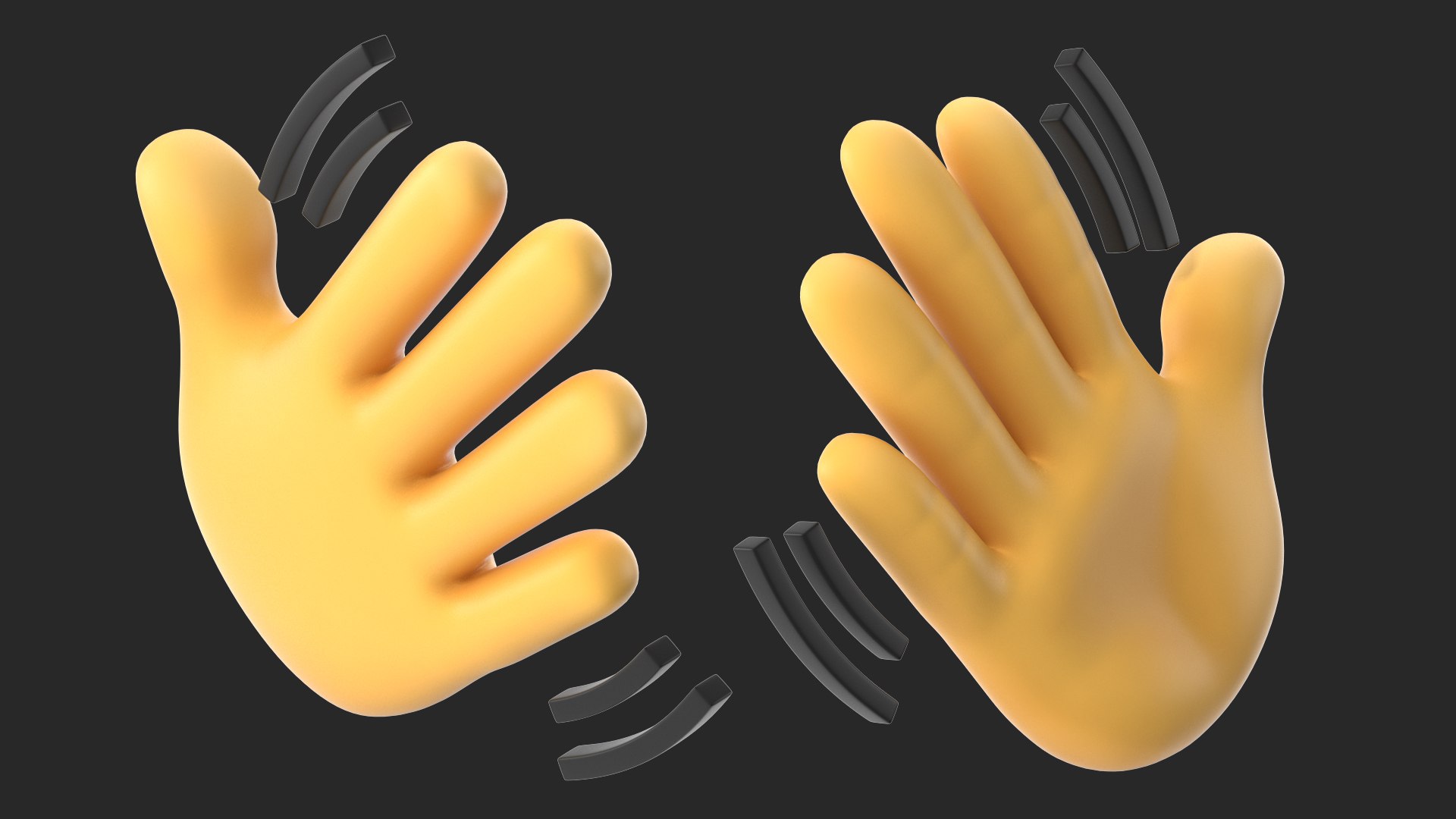 3D Waving Hand Emoji Model - TurboSquid 1550816