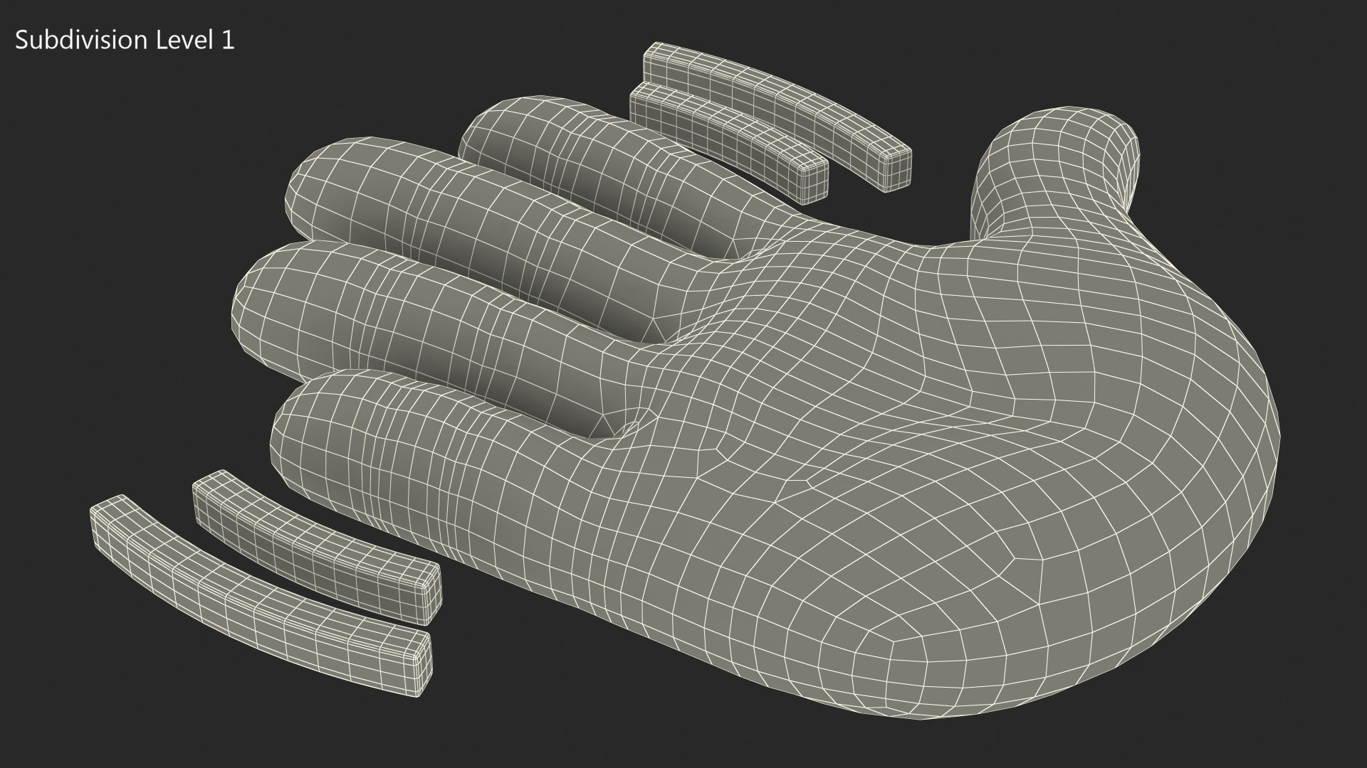 3D waving hand emoji model - TurboSquid 1550816