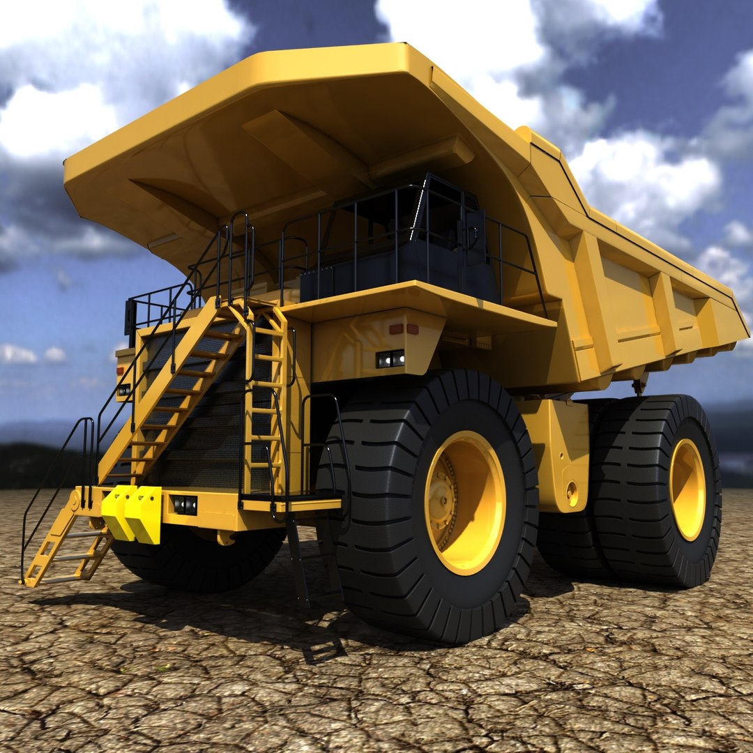 3d mining truck model