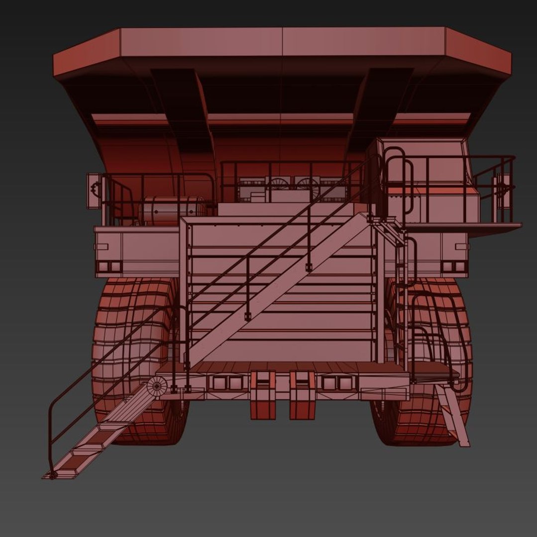 3d mining truck model