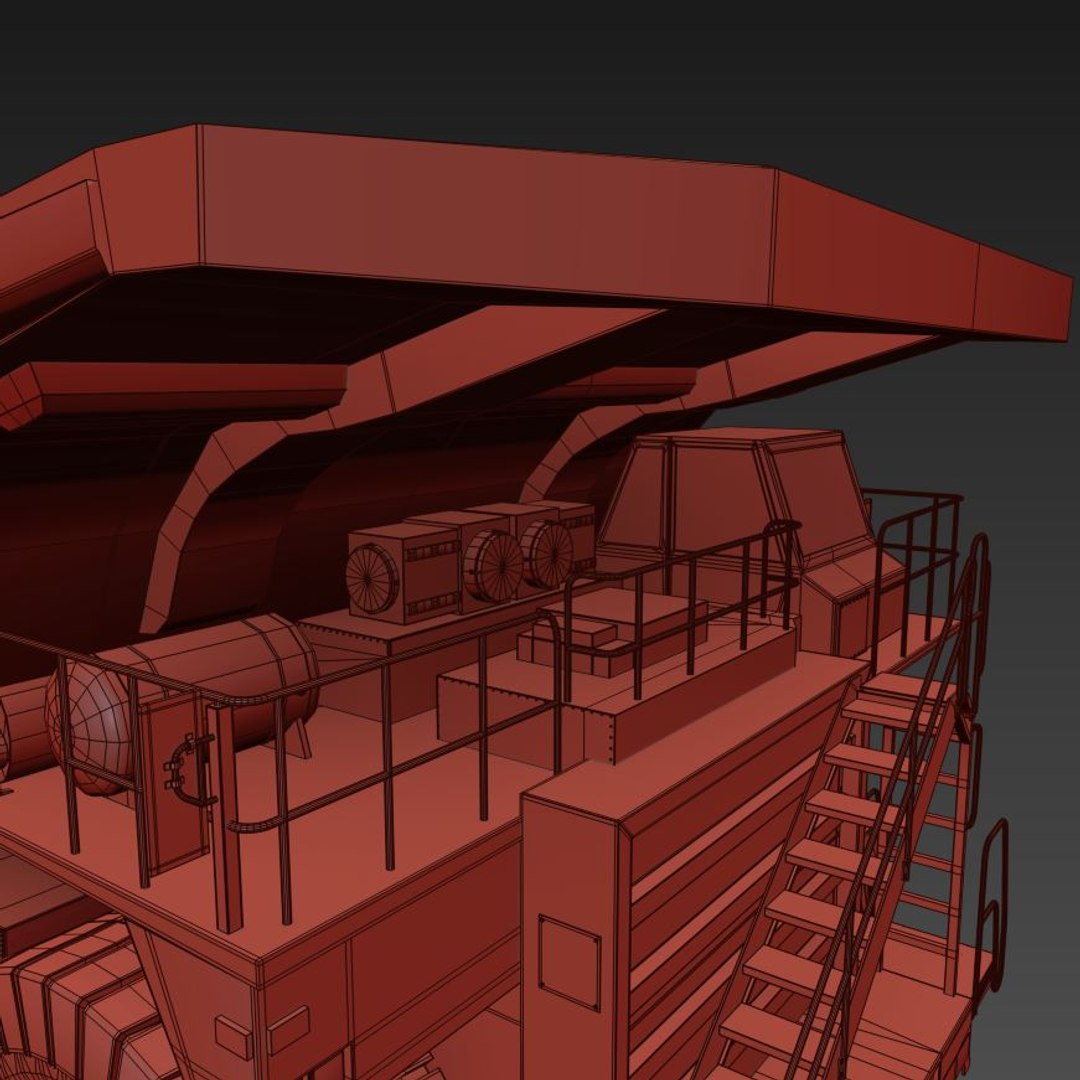 3d mining truck model