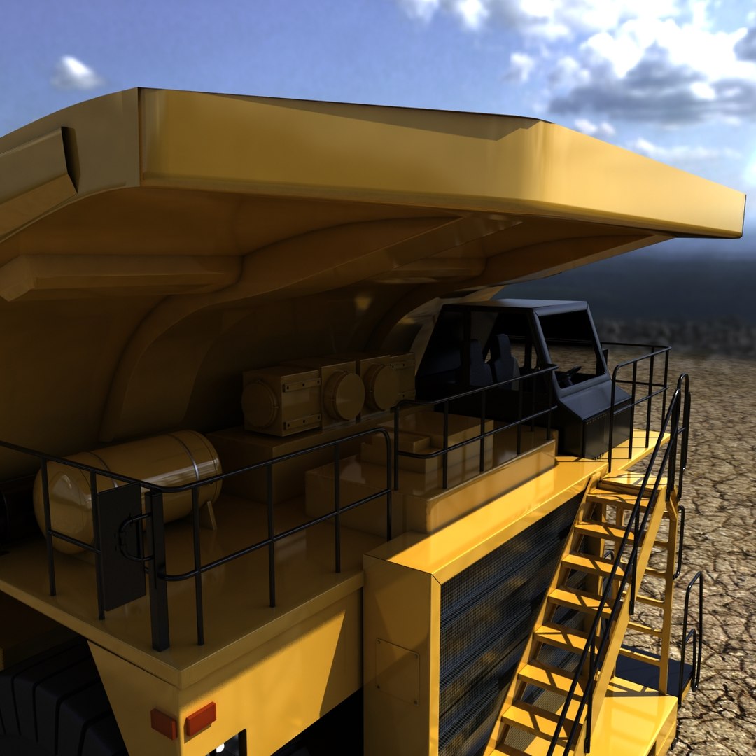 3d mining truck model