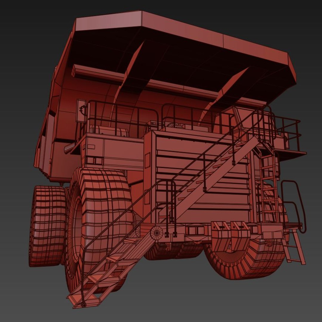 3d mining truck model