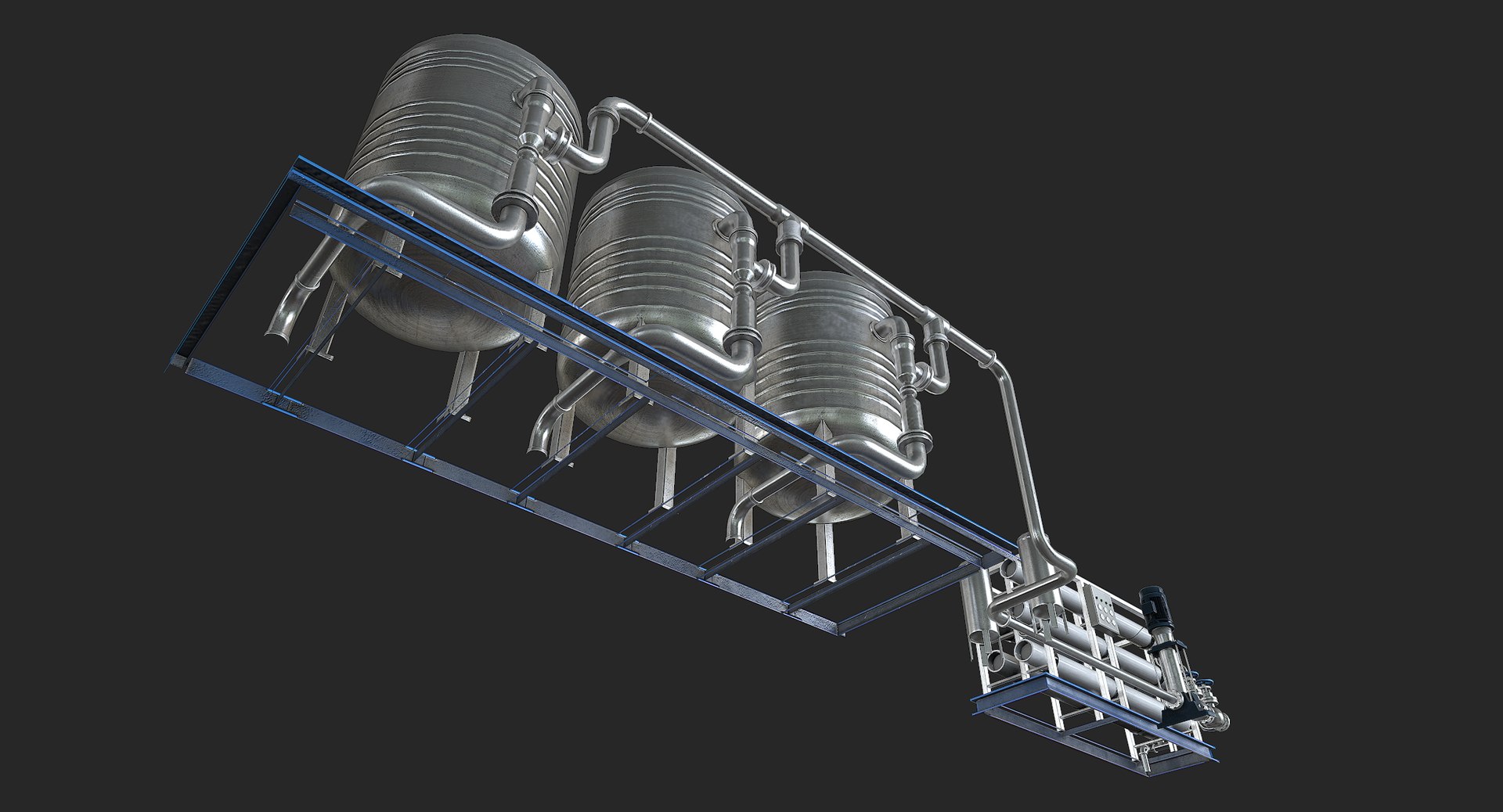 Water Filtration 3d Model
