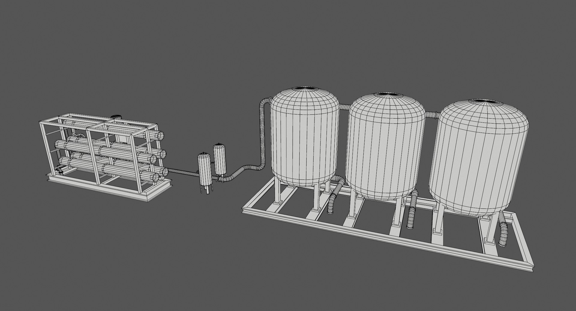 Water Filtration 3d Model
