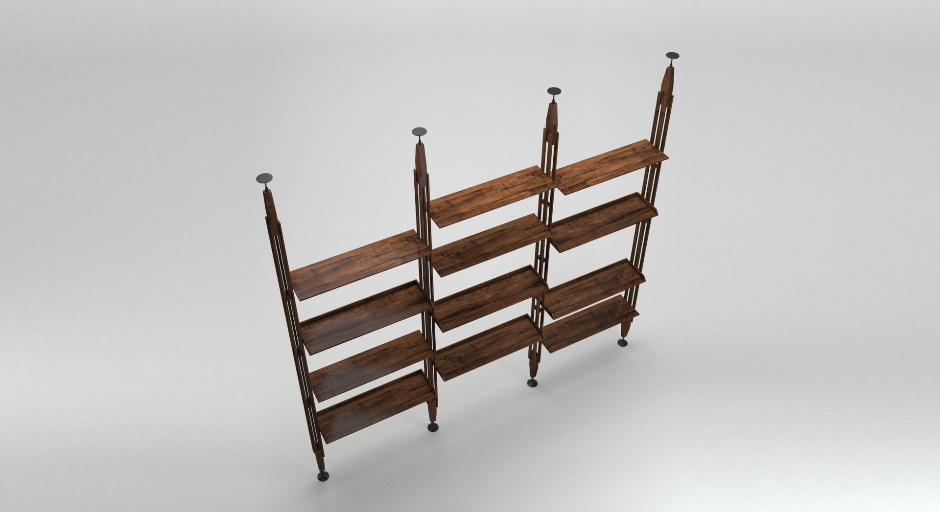 3D bookshelf 01 - TurboSquid 1496889