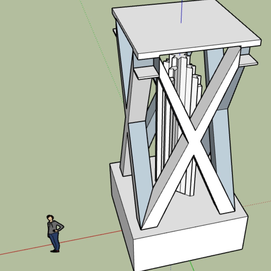 3D model sketchup monument - TurboSquid 1326714