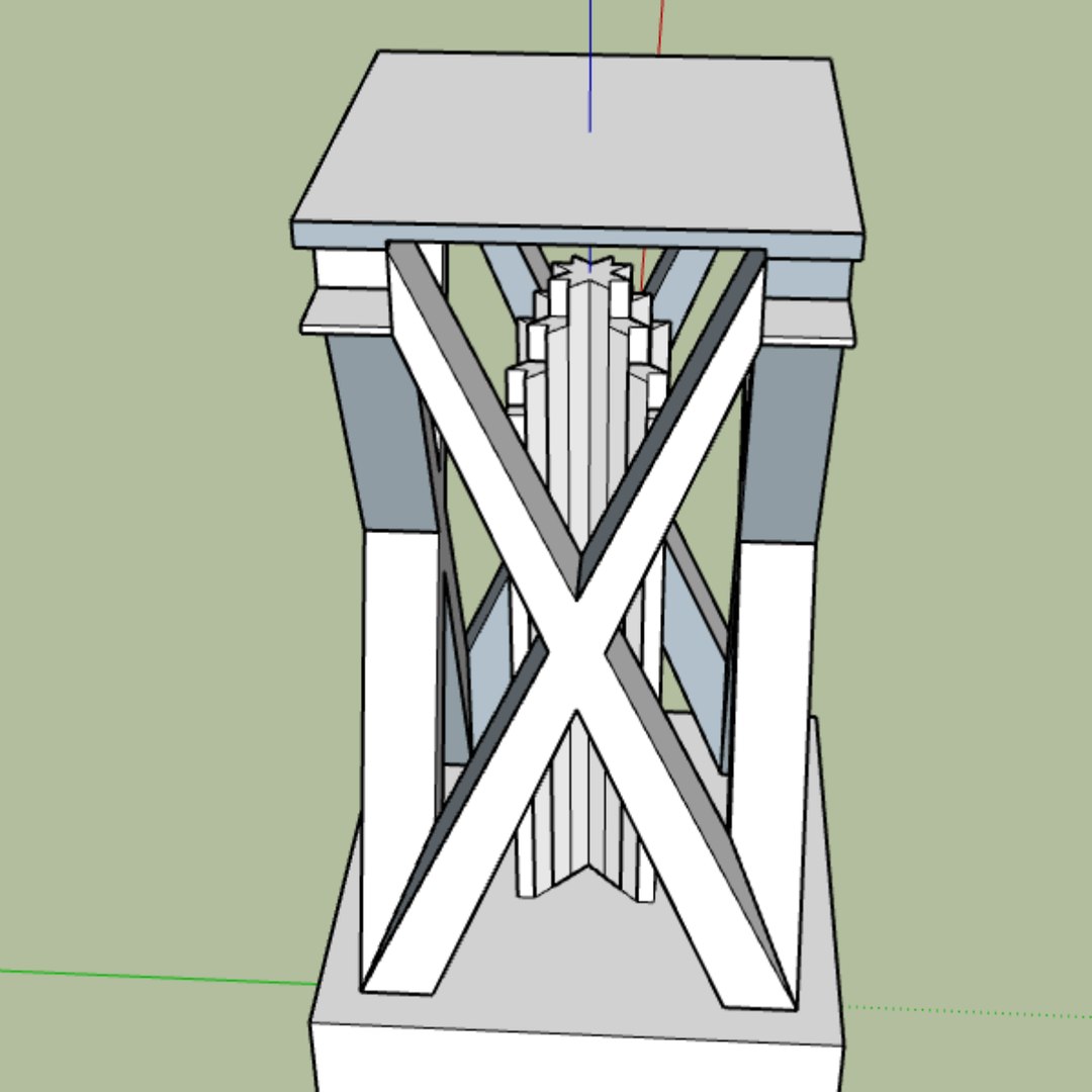 3D model sketchup monument - TurboSquid 1326714