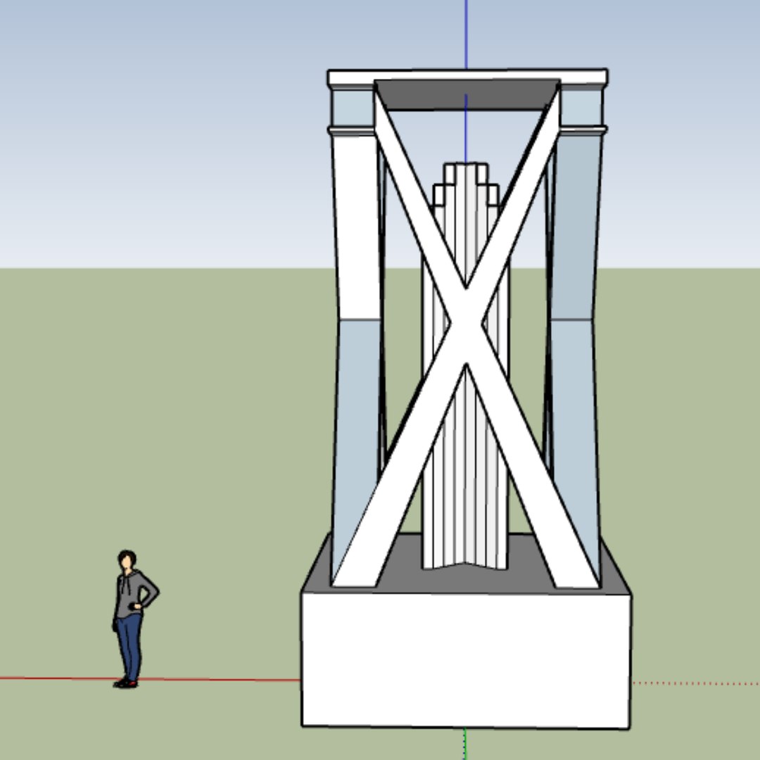 3D model sketchup monument - TurboSquid 1326714