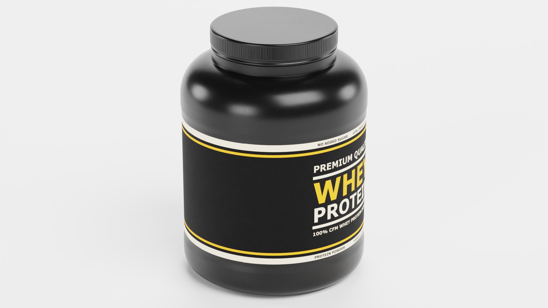 Whey Protein 3D Model - TurboSquid 2082119