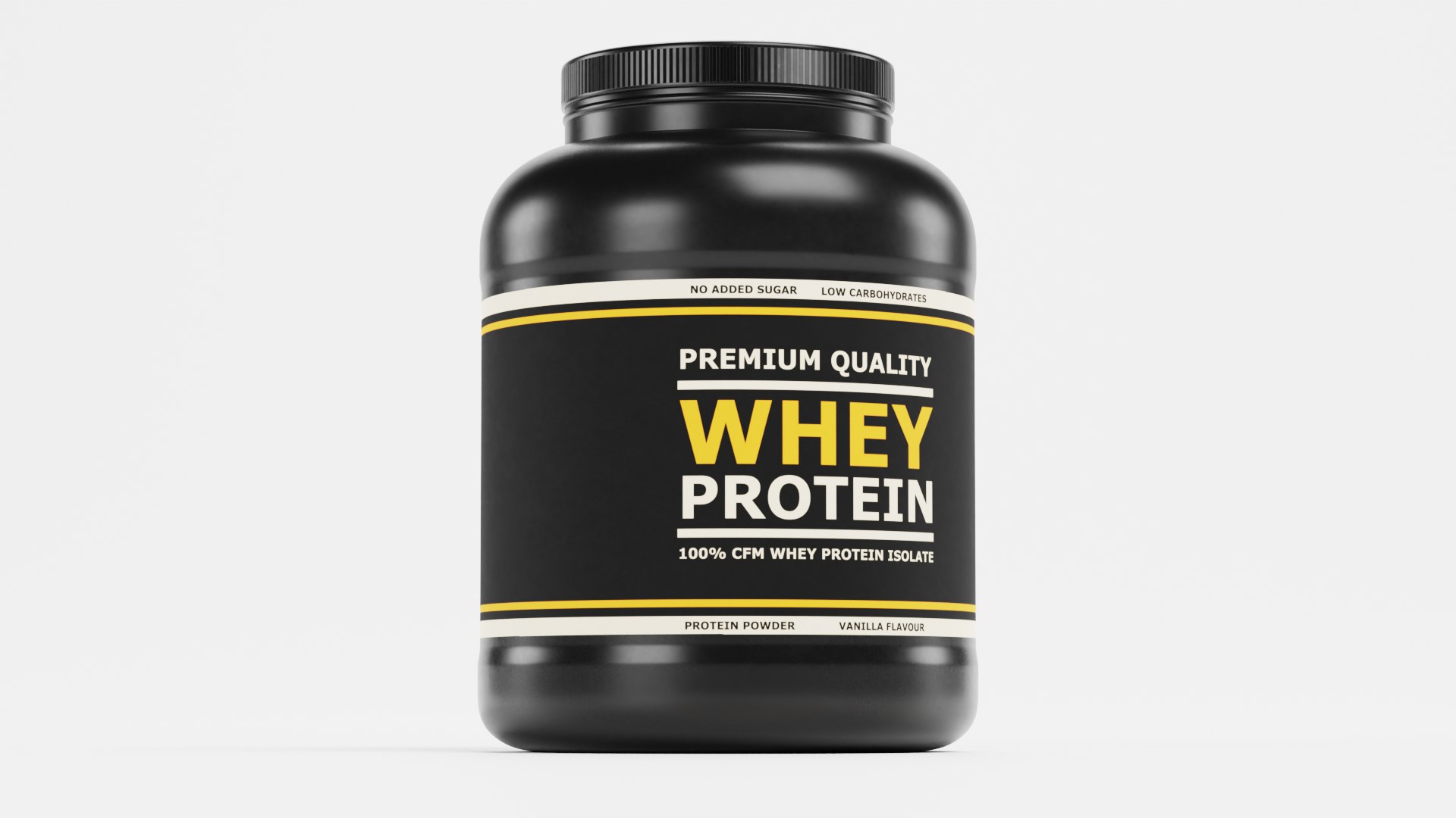 Whey Protein 3D Model - TurboSquid 2082119