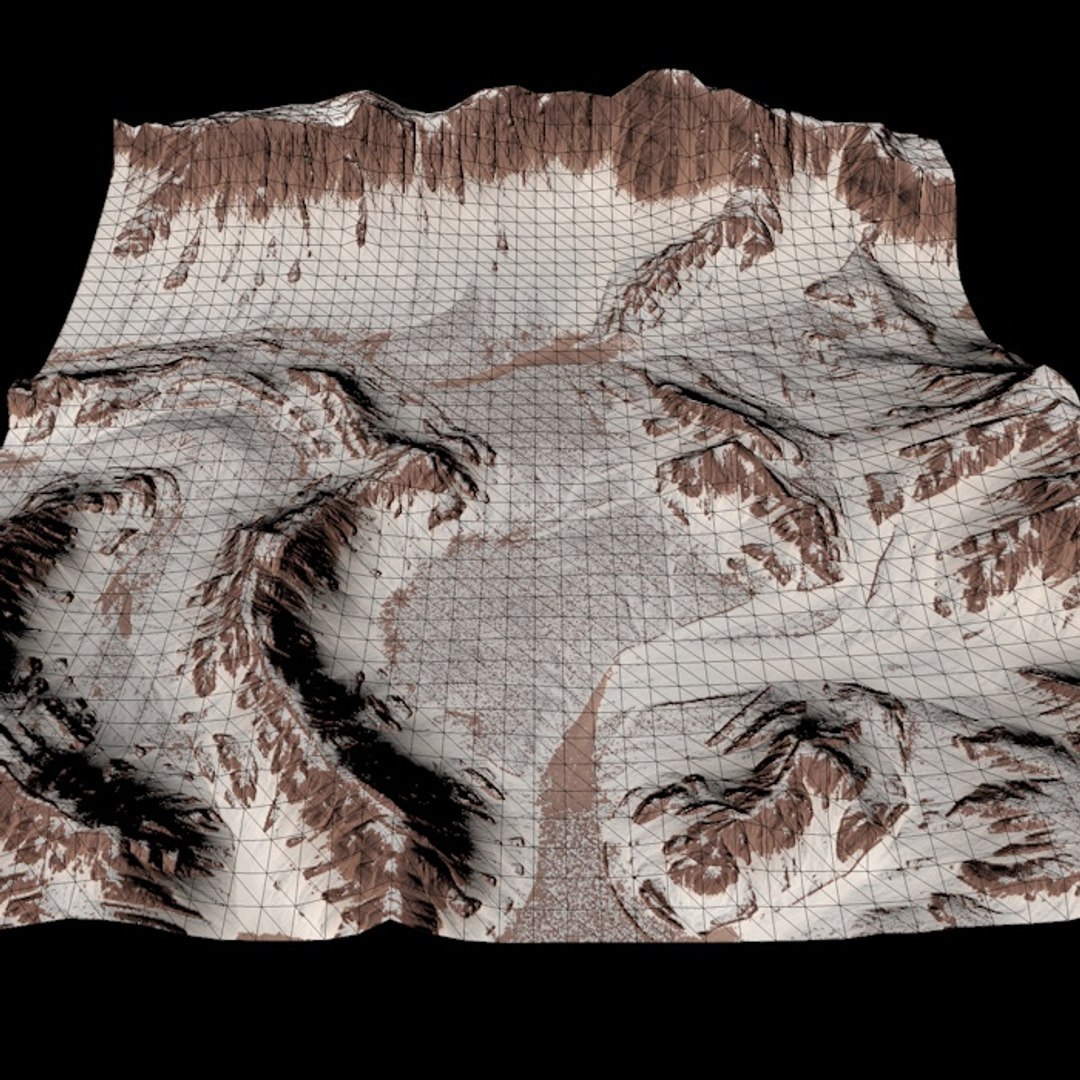 mountain games maps 3d model
