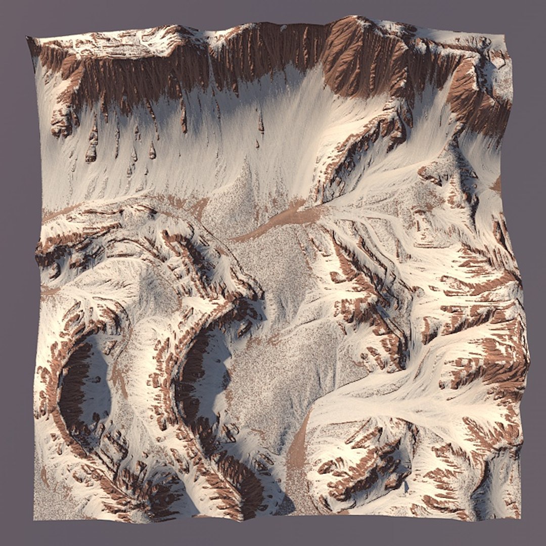 mountain games maps 3d model
