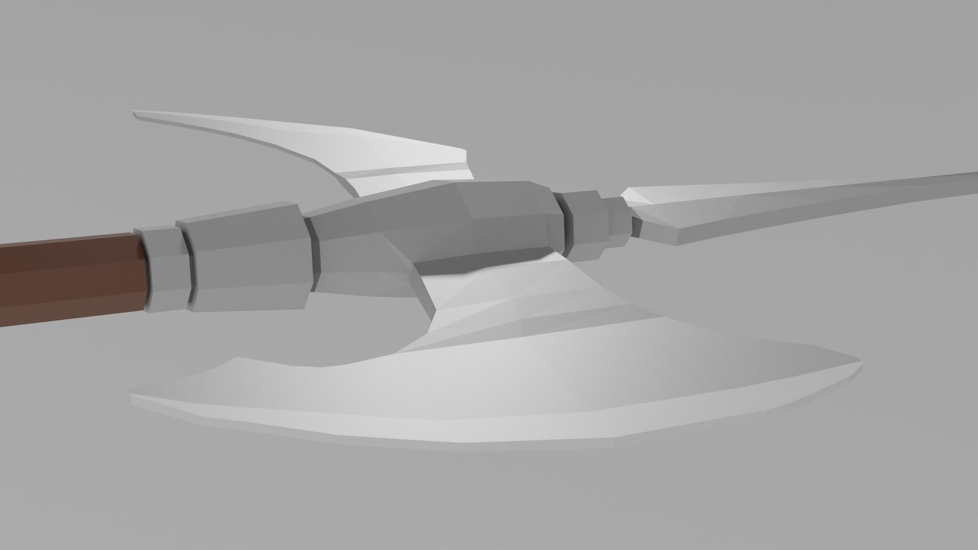 Free 3D Low Poly Halberd Model - TurboSquid 2416670
